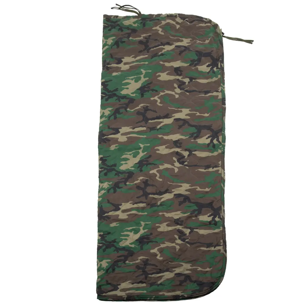 Dutch Woodland Poncho Liner (Woobie) w/ Zipper | Issued | Swiss Link